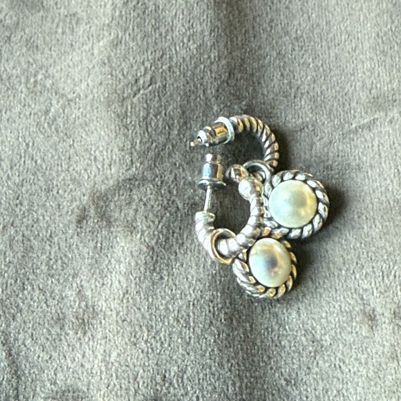 Brighton | Jewelry | Brighton Reversible Drop Earrings Pearl And ...